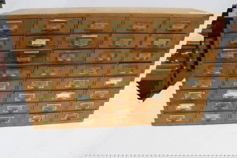 40 Drawer Catalog Auction