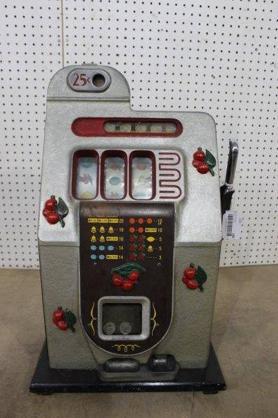 1946 Mills Novelty Co 25cent Cherry Bell Slot Machine Auction