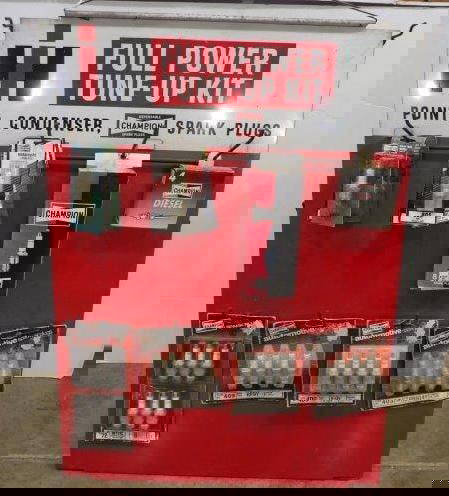 Ih Champion Spark Plug Display Rack Auction