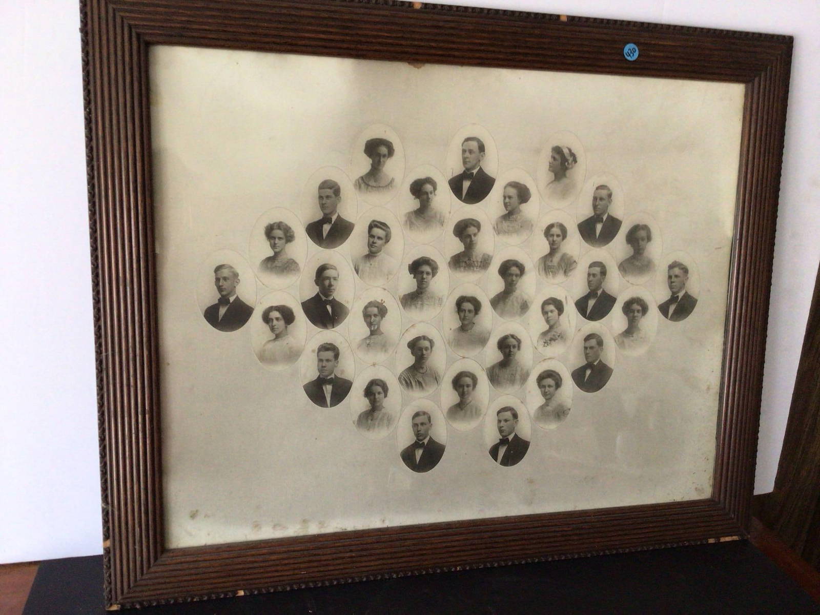 Black & White Framed Class Photo Auction