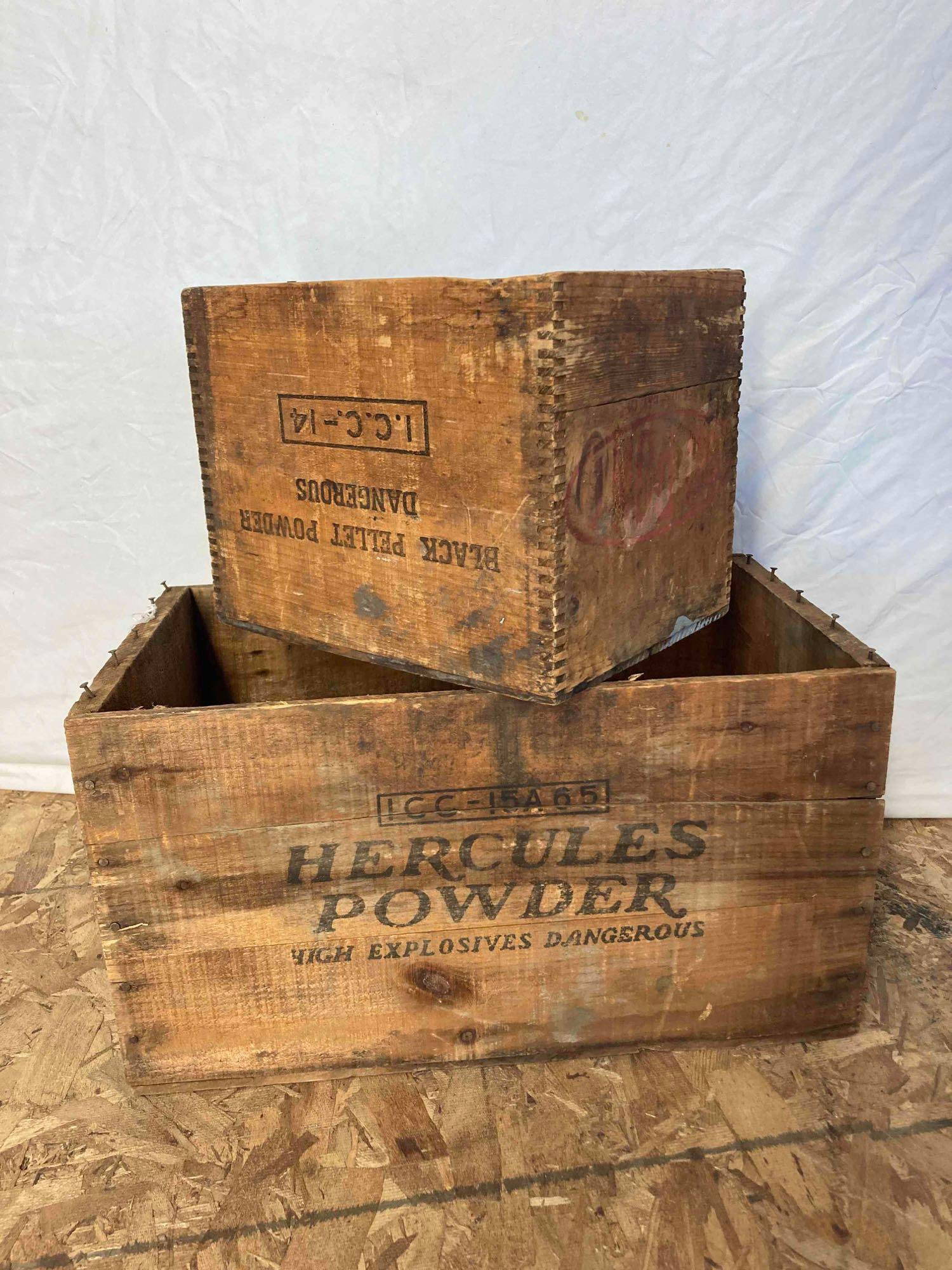 Dupont & Hercules Powder Crates Auction