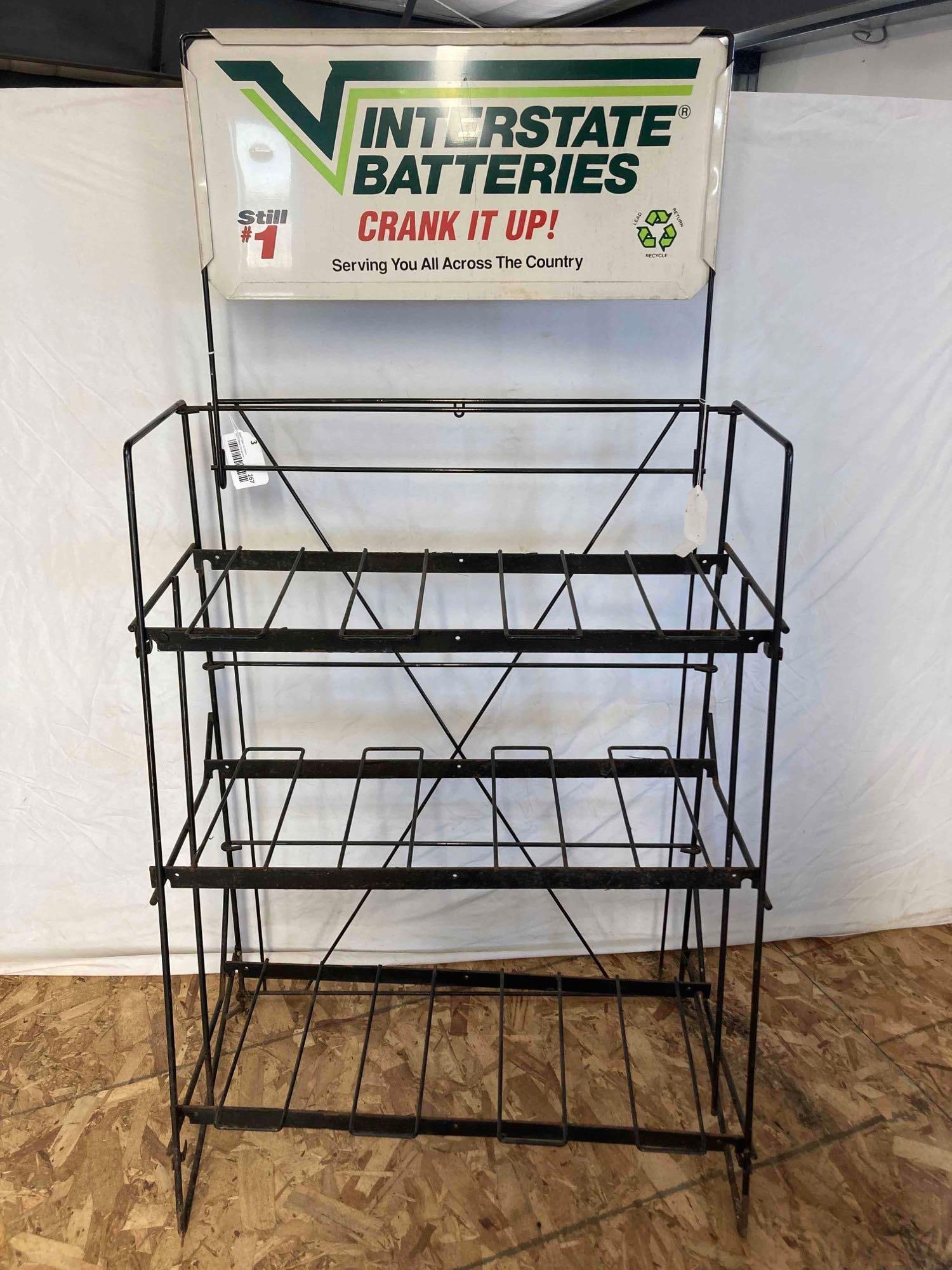 Interstate Batteries Folding Display Rack