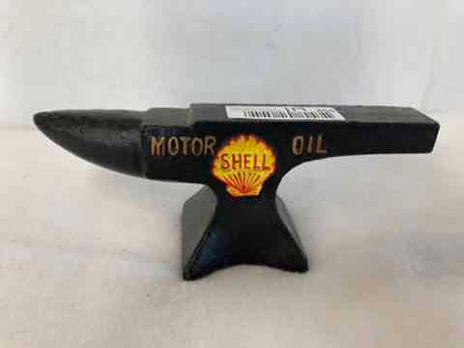 Shell Motor Oil Table Top Anvil Auction
