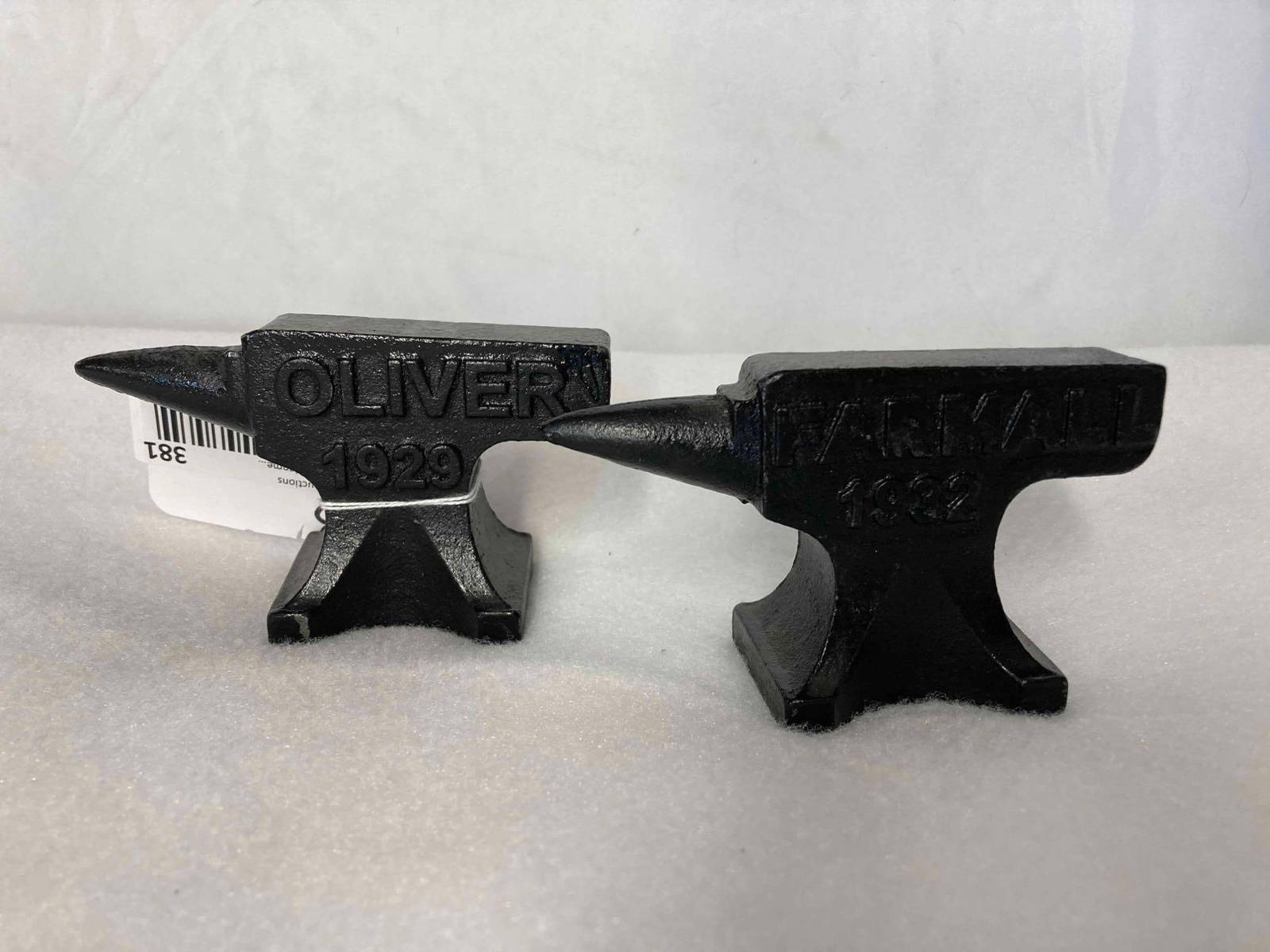 Farmall & Oliver Mini Anvils Auction