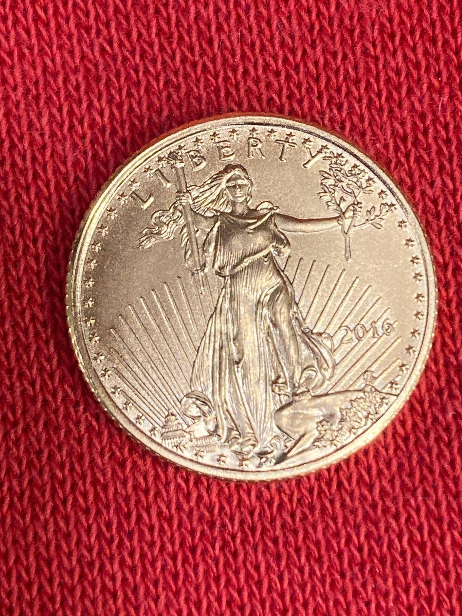 2016 $5 Gold Eagle Auction