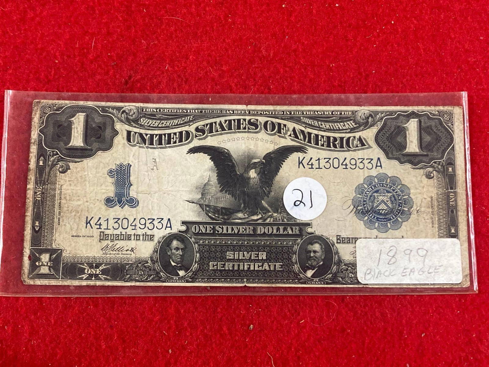 $1 1899 Black Eagle Silver Certificate Auction
