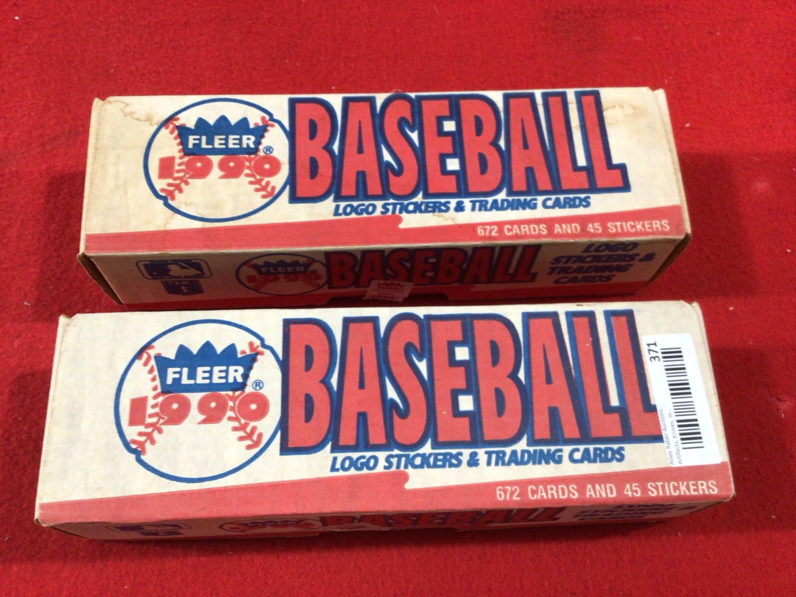 1990 Fleer Baseball Cards Auction