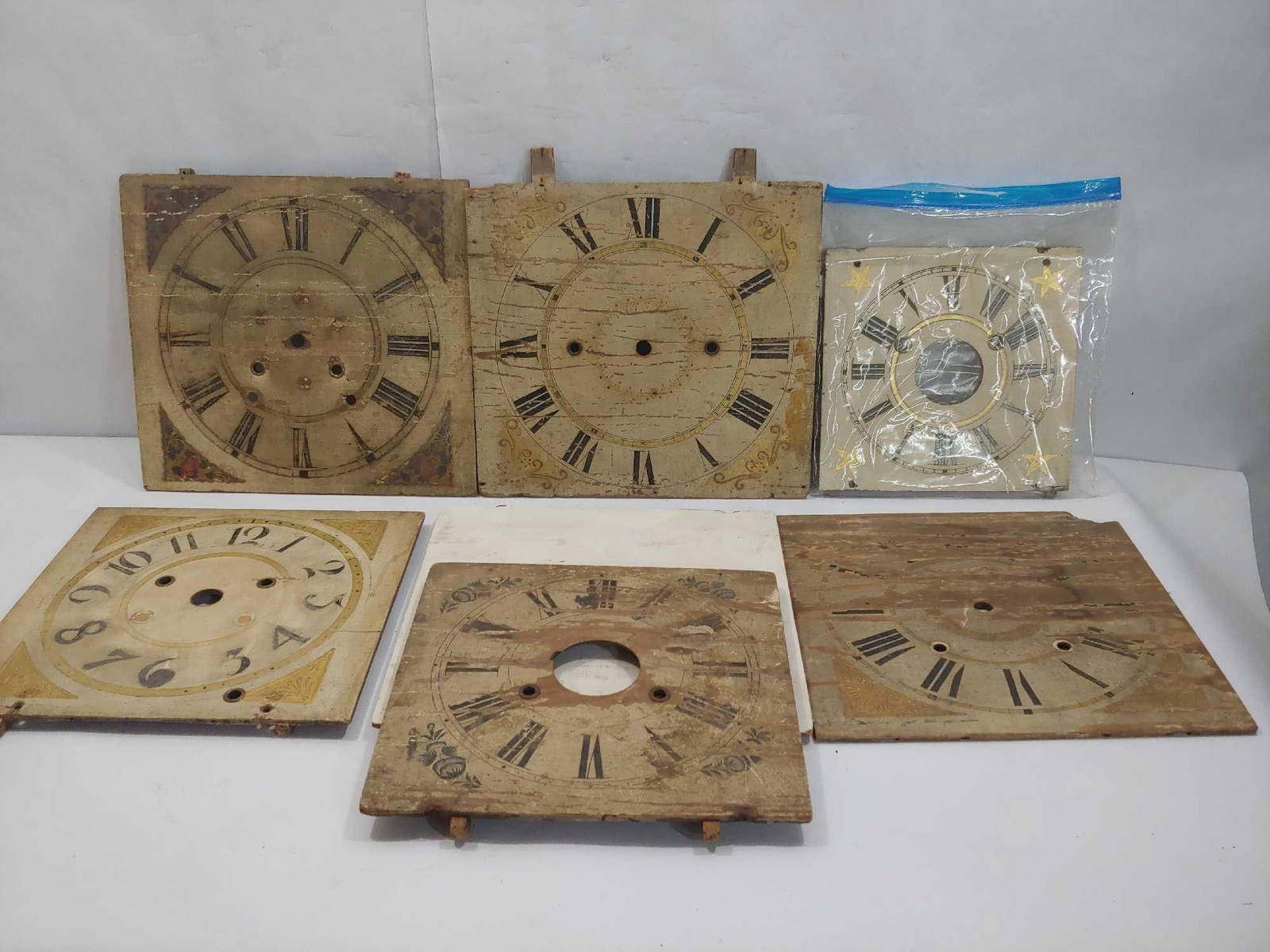 Wooden Clock Faces And Dials Auction