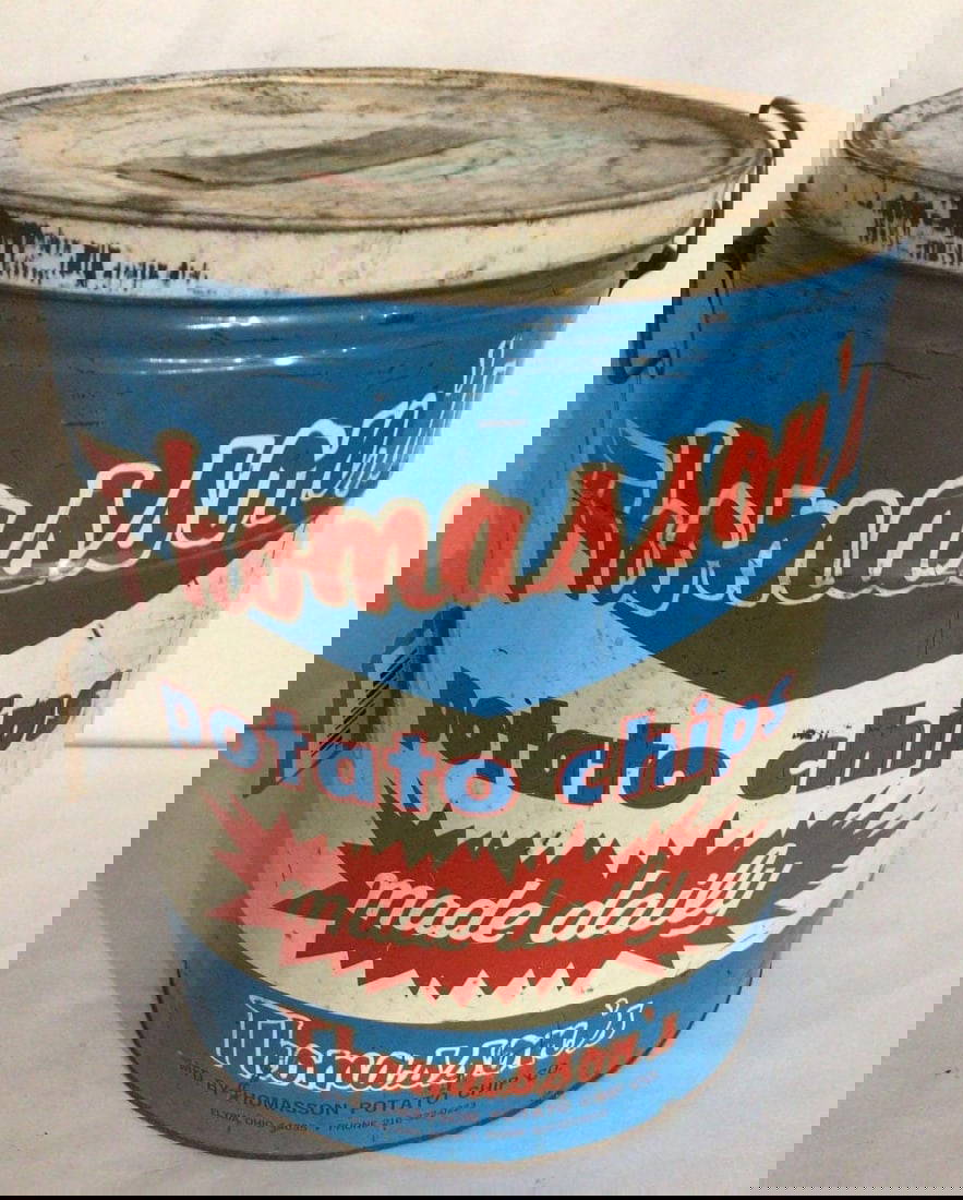 Elyria, Ohio Thompson's Chip Tin Auction