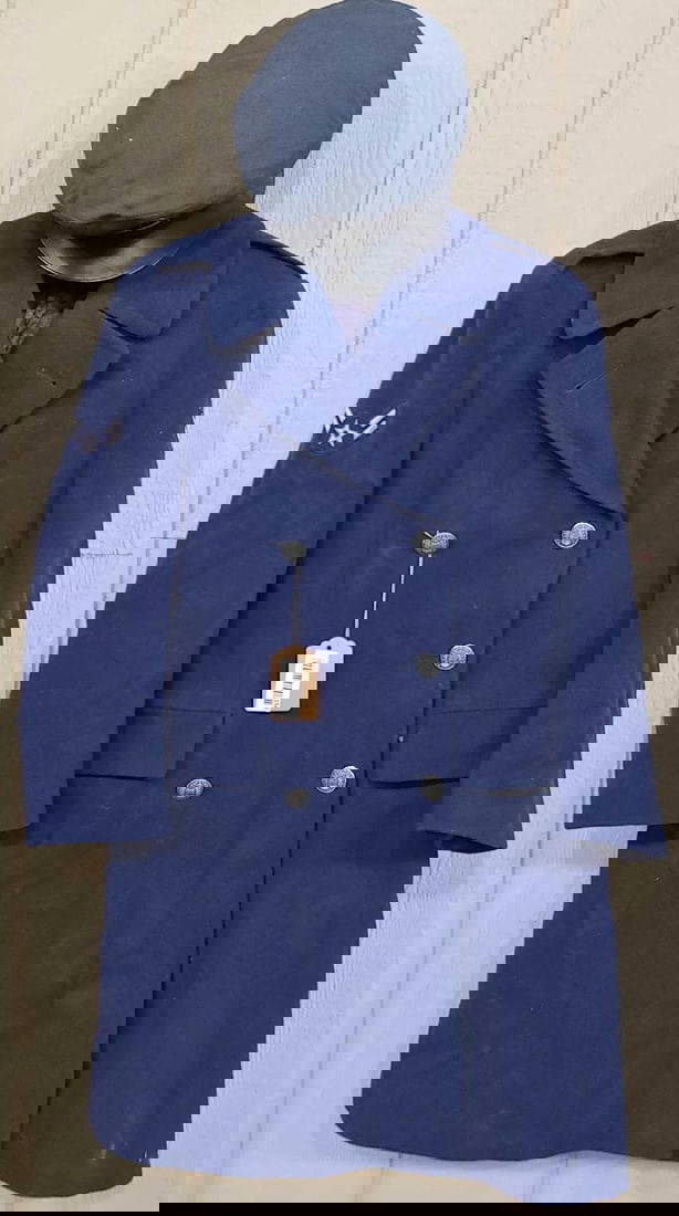 Korean War Era Us Air Force Overcoat And Cap Auction