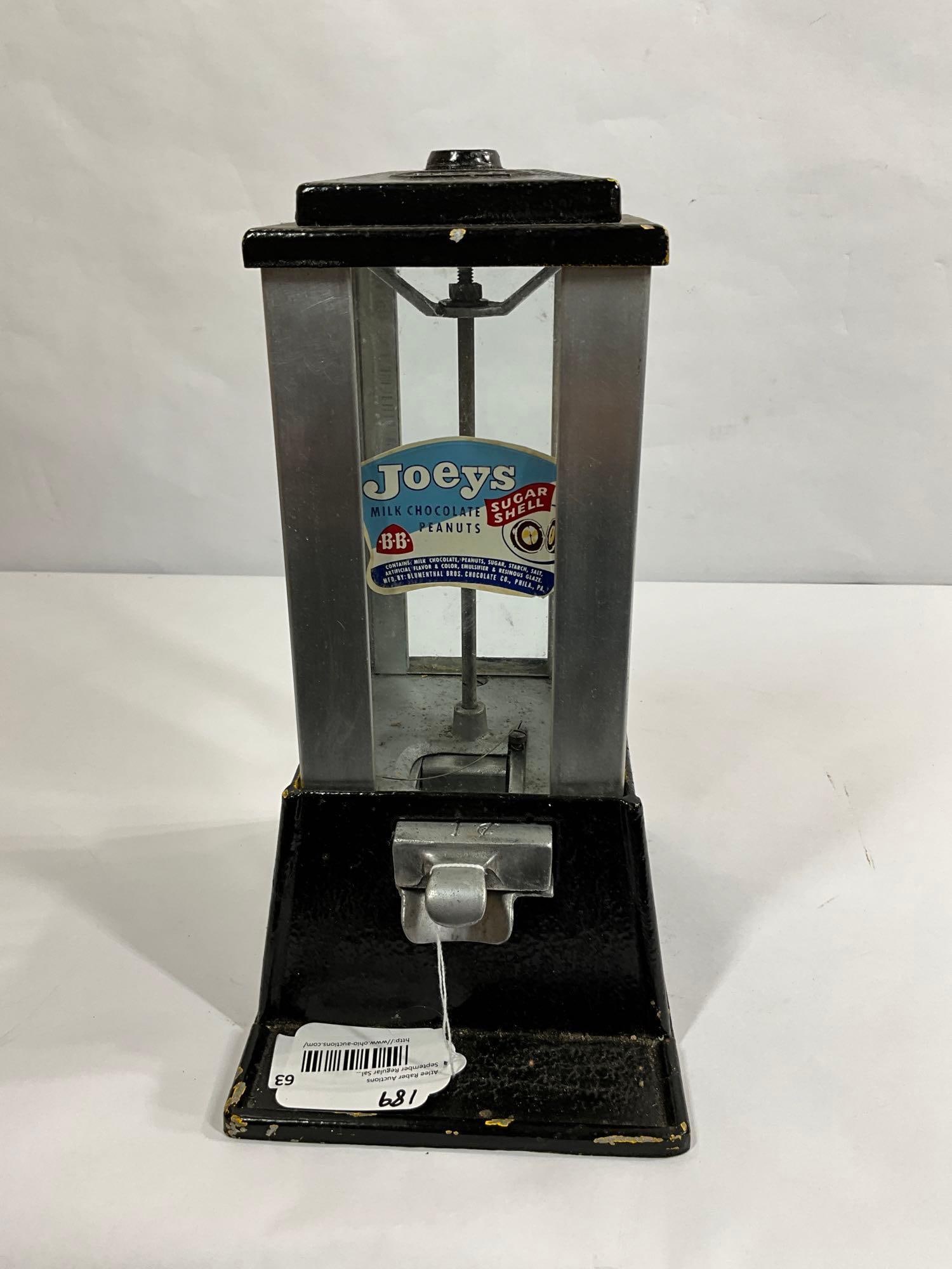 Joeys 1 Cent Peanut Machine Auction