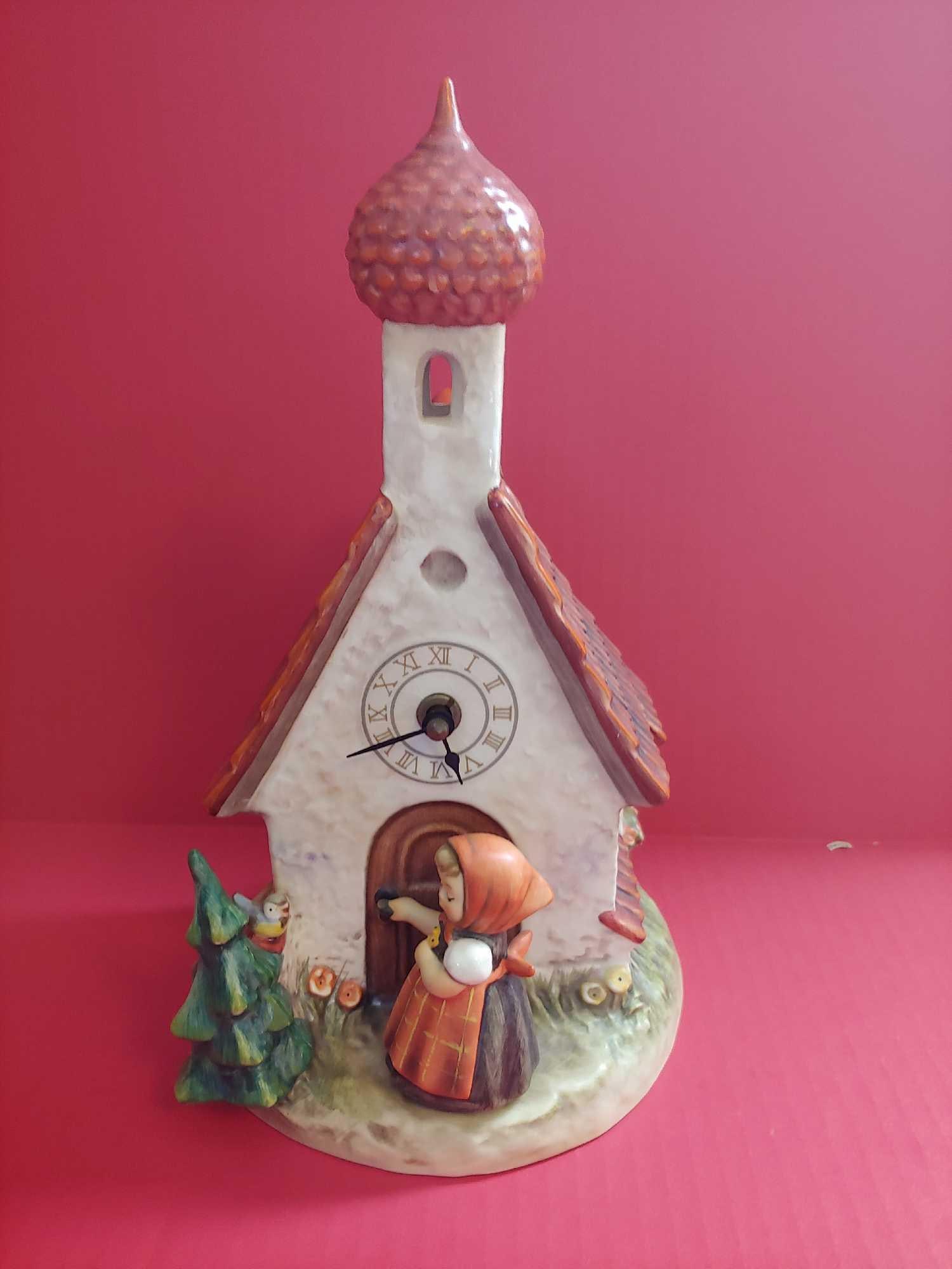 Goebel Hummel Chapel Time Clock Signed Auction