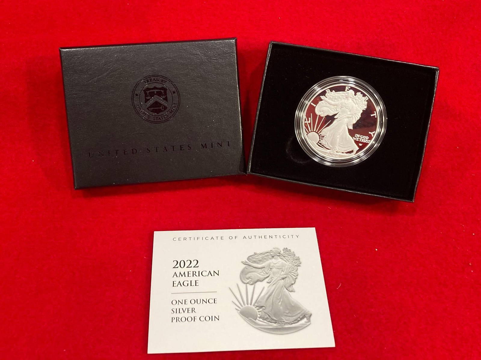 2022 American Eagle One Oz Silver Proof Coin Auction
