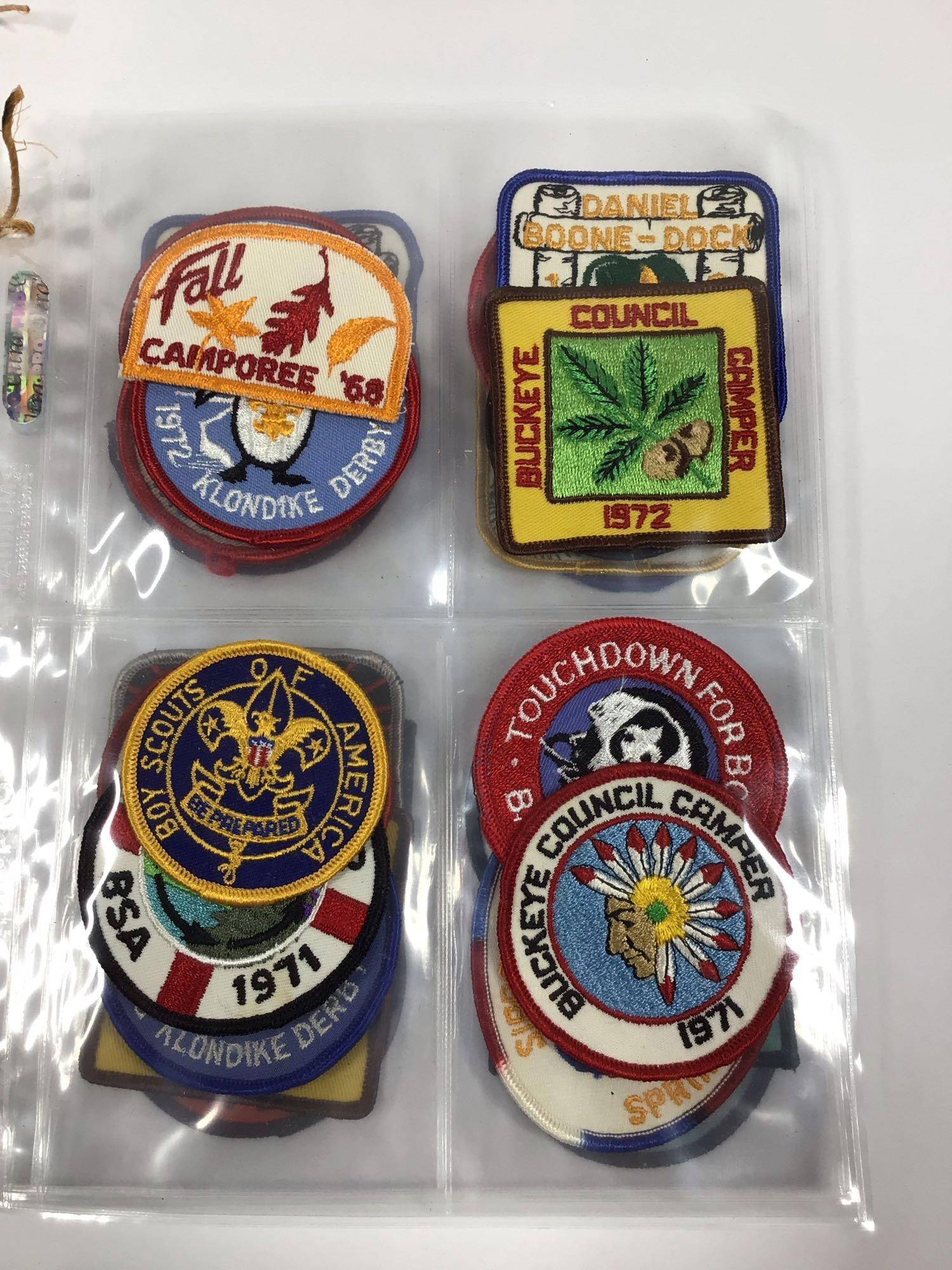 32 Pc Vintage Boy Scout Patch Collection Auction