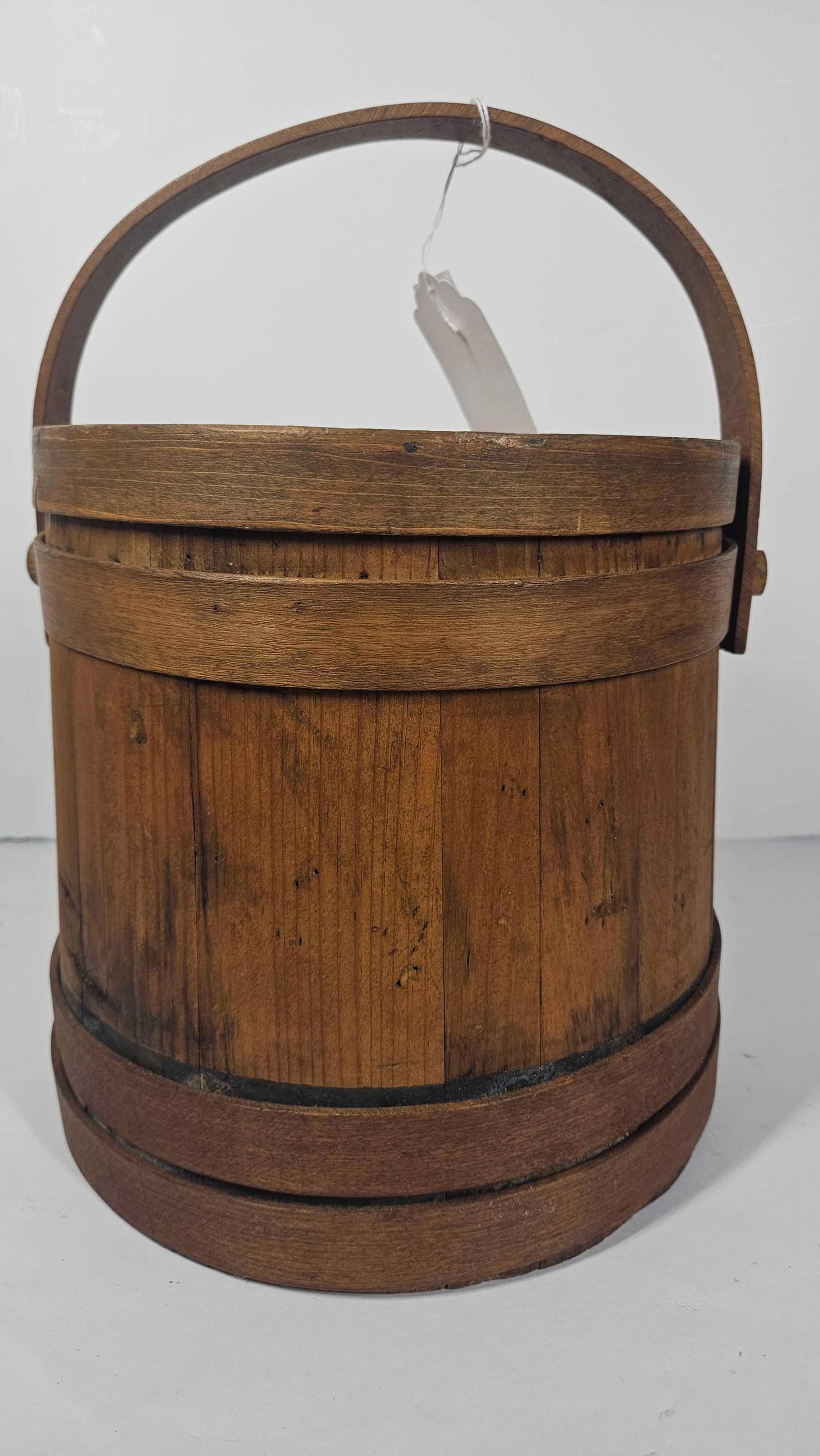 Banded Sugar Firkin Bucket W Lid Auction