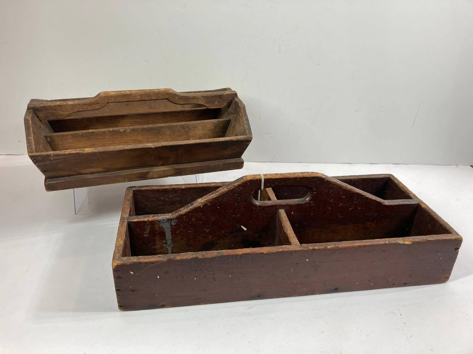 2- Primitive Cutlery Caddies Auction