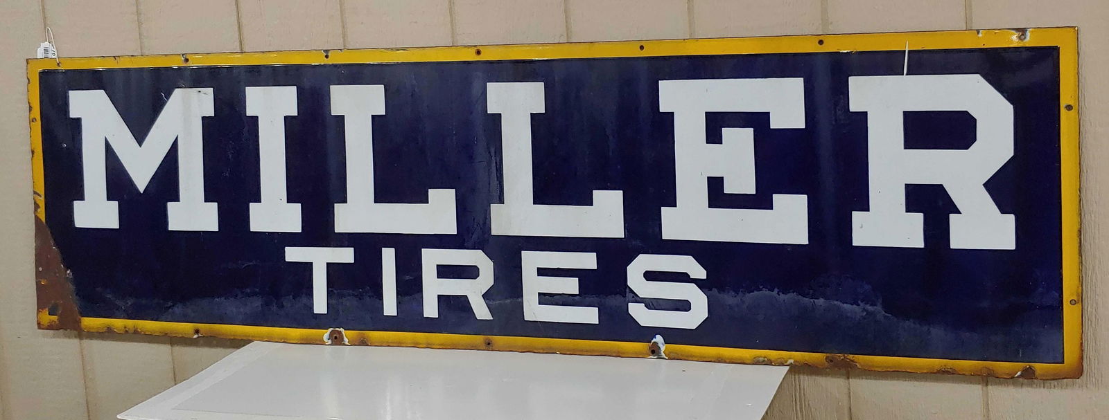 Ssp Miller Tires Horizontal Sign Auction