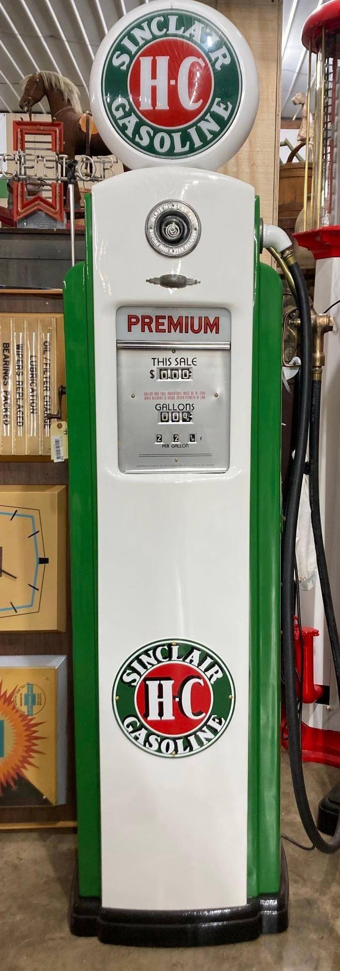 Awesome 1940s Bennett 546-b Gas Pump Auction