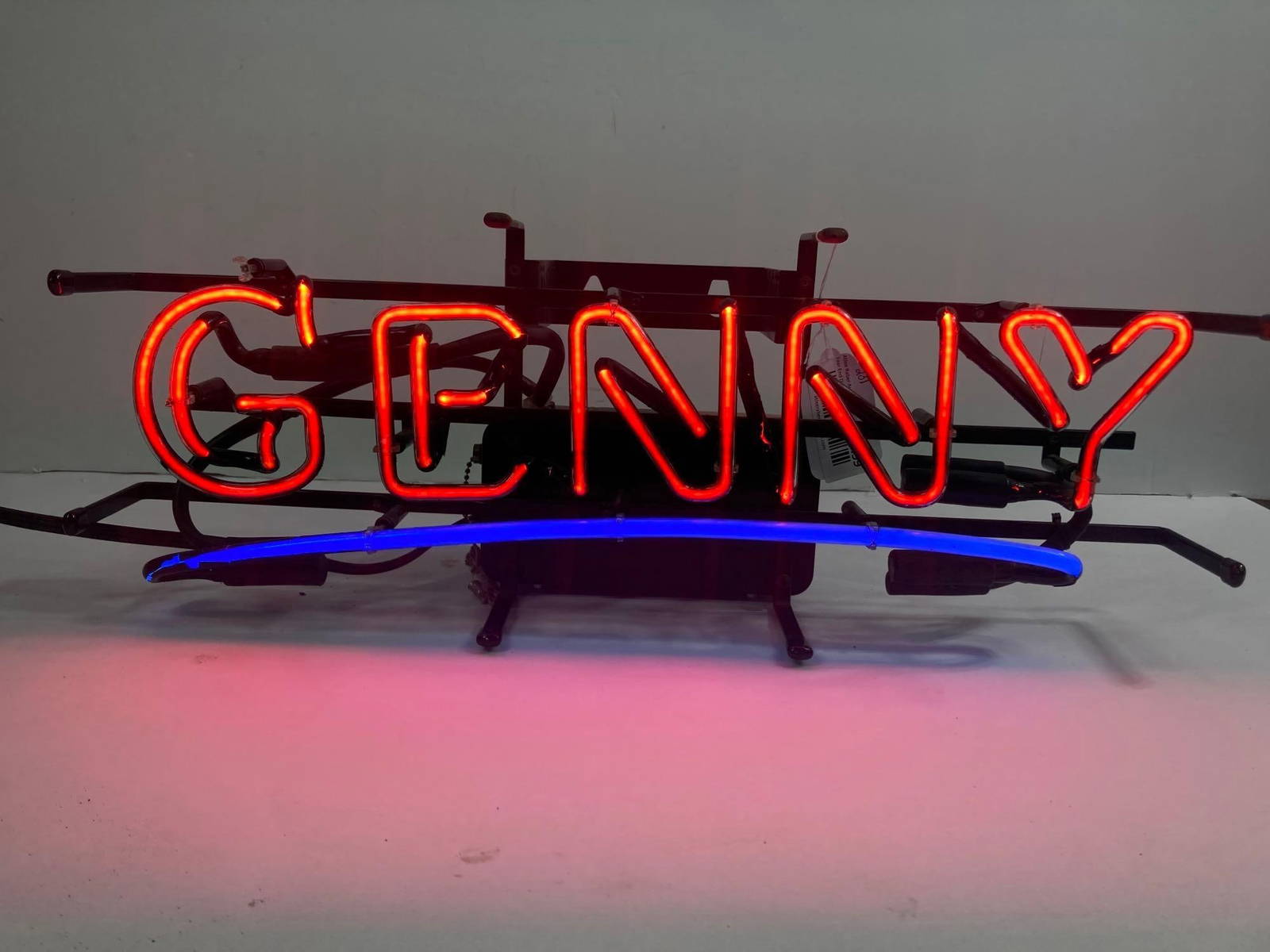 Genny Beer 2-colored Neon Sign Auction