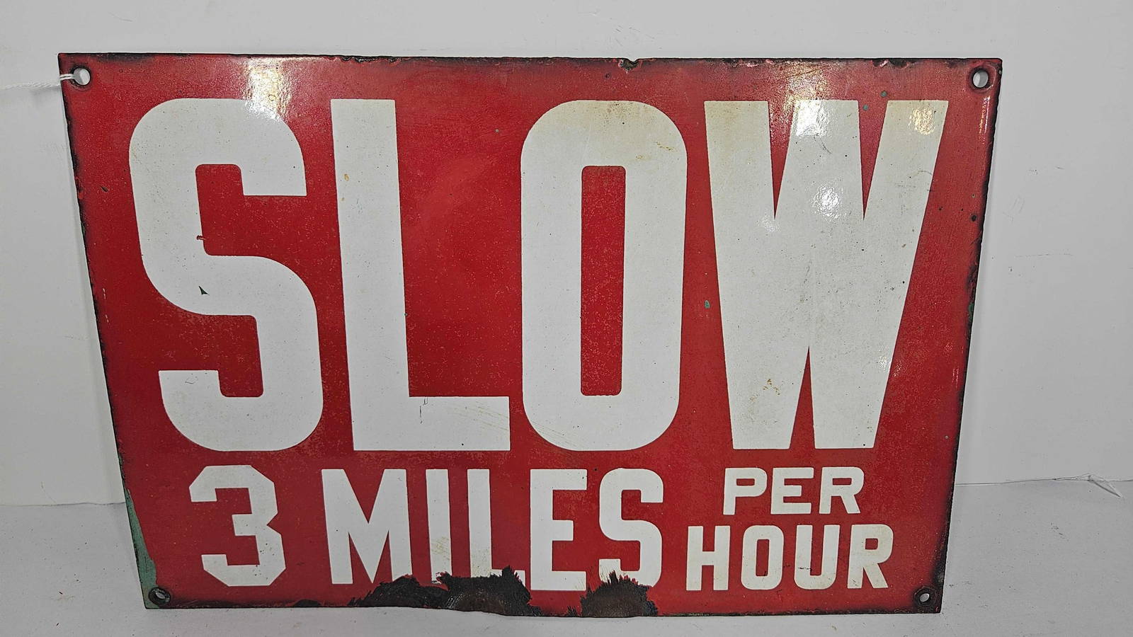Ssp Slow 3 Miles Per Hour Sign Auction