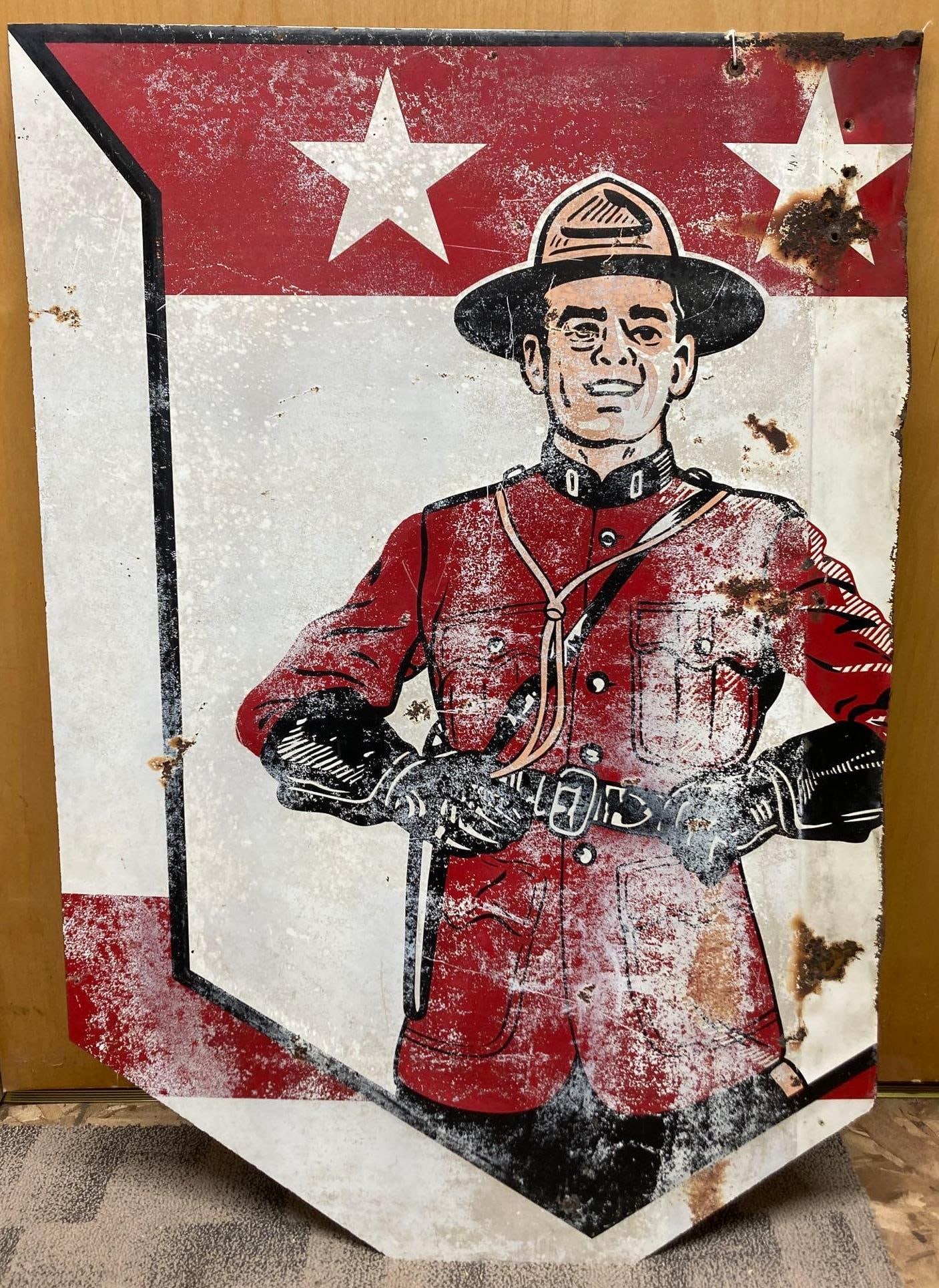 1950s Drewrys Beer "big D" Sign