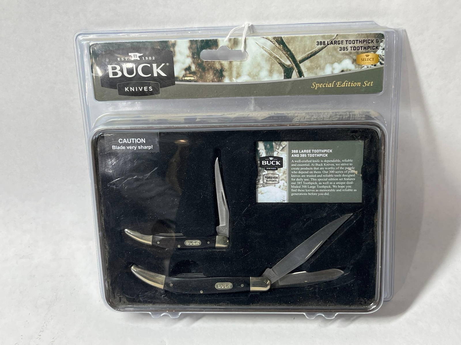 Buck Toothpick Knife Set Auction