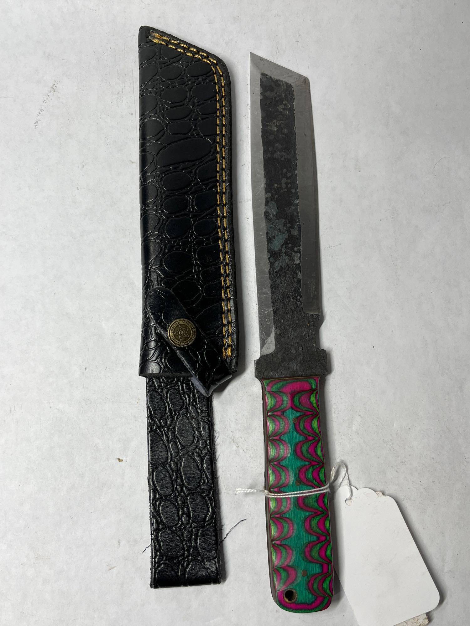 Hand Forged Custom Fixed Blade Knife Auction