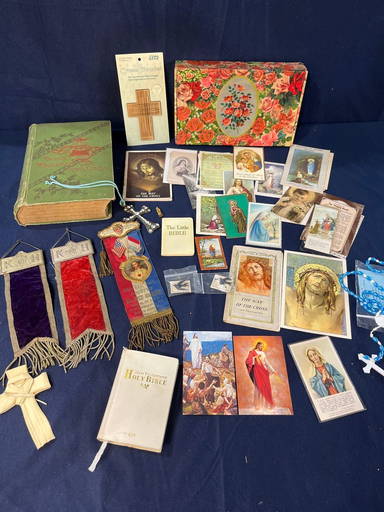 Catholic & Spiritual Ephemera W 1891 Bible Readings Book