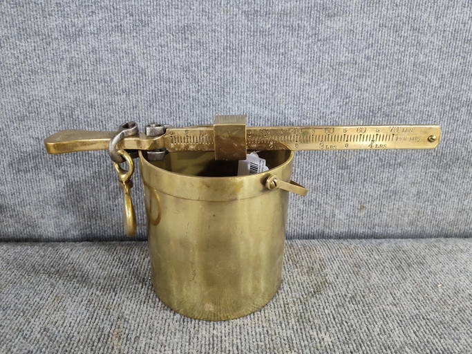 Buffalo Scale Co. Brass Grain Measure