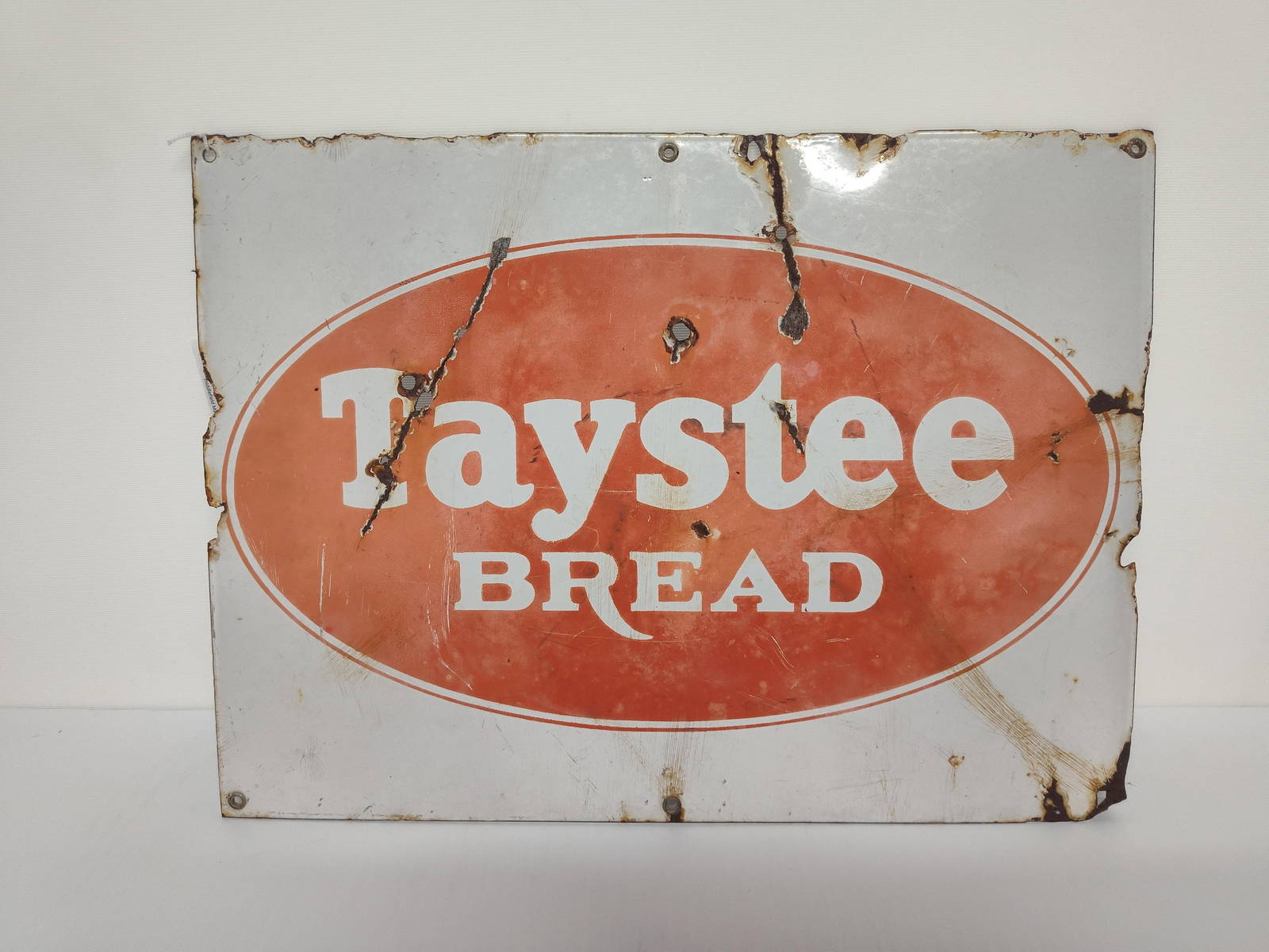 Taystee Bread Porcelain Sign Auction