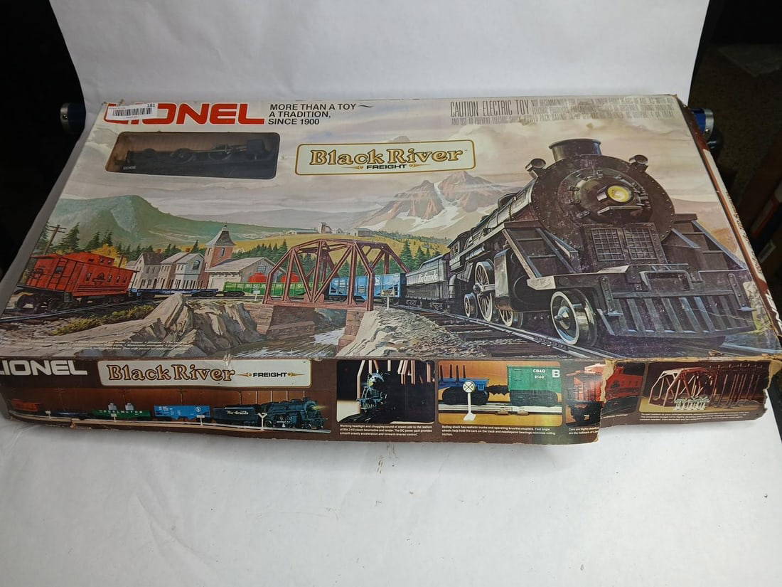 Lionel Black River 6 Unit 27 Ga Train Set In Original Box - Aug 18 ...