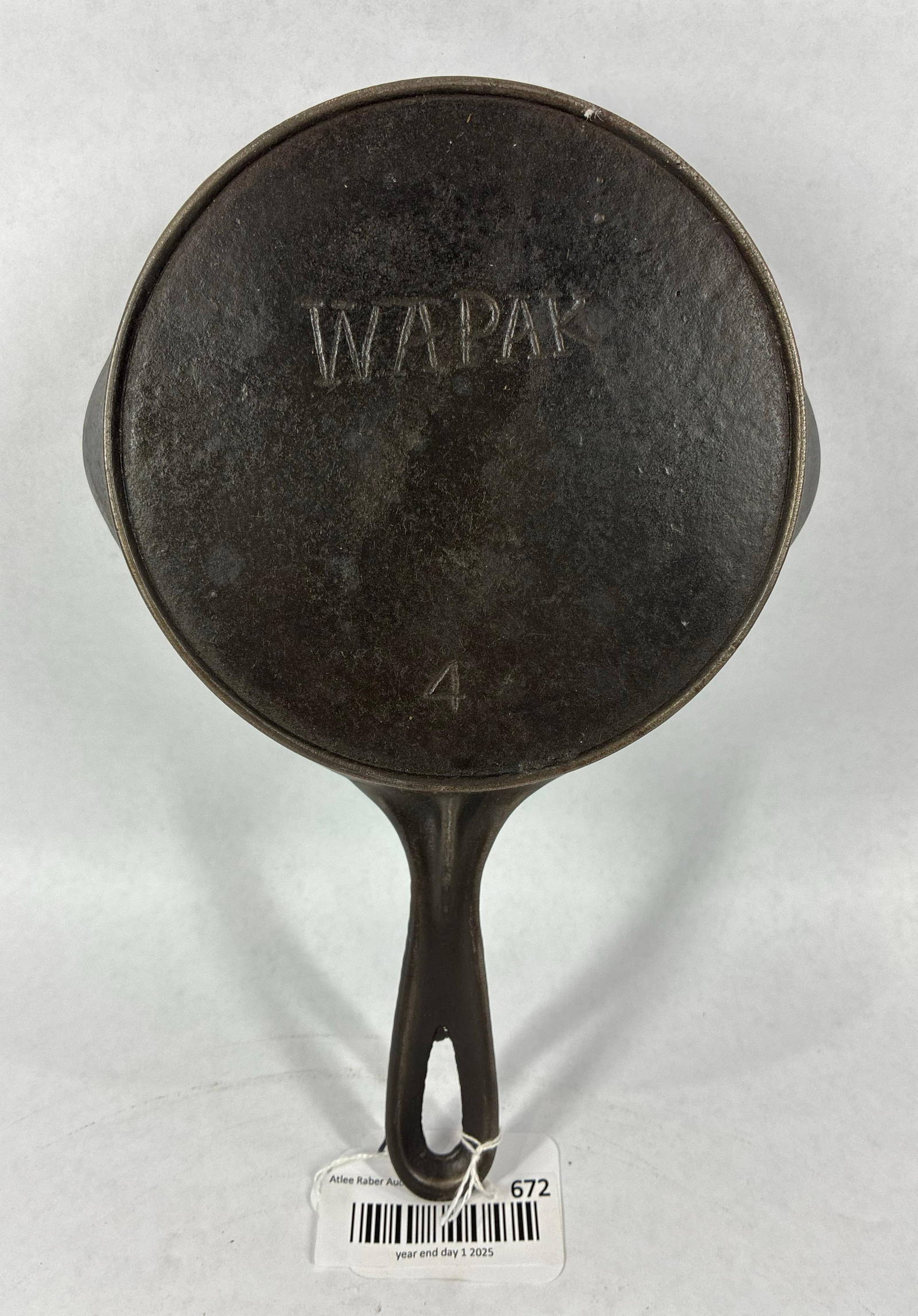 Wapak #4 Cast Iron Skillet Auction