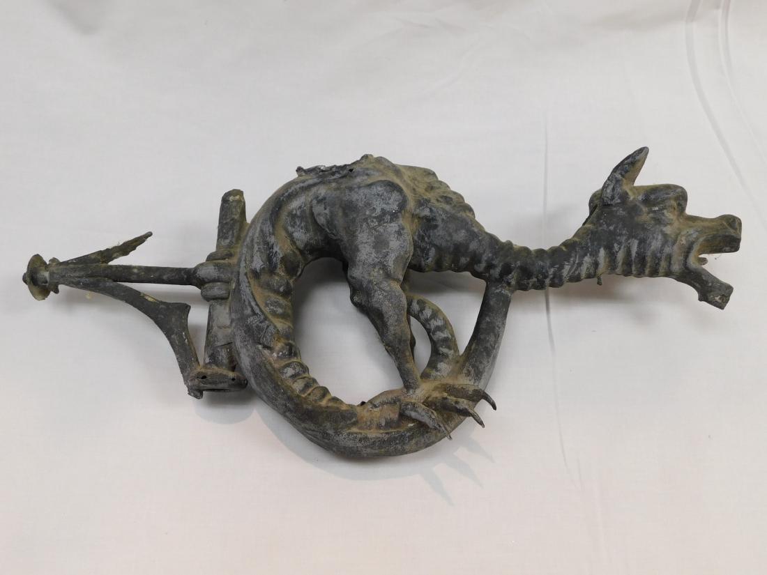 Antique Victorian Gargoyle Weathervane Figure