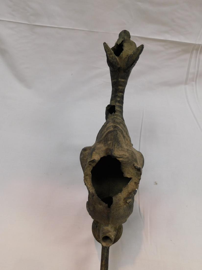 Antique Victorian Gargoyle Weathervane Figure