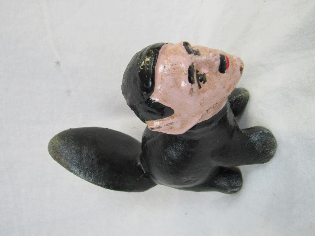 Cast Iron Hitler Faced Skunk
