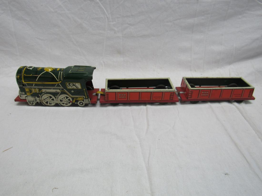 Vintage Tin Litho Courtland Wind Up Train