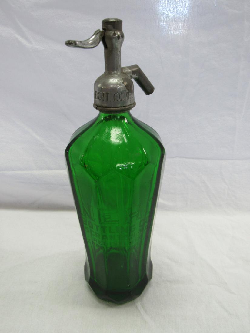 Vintage Blue Nehi Seltzer Bottle