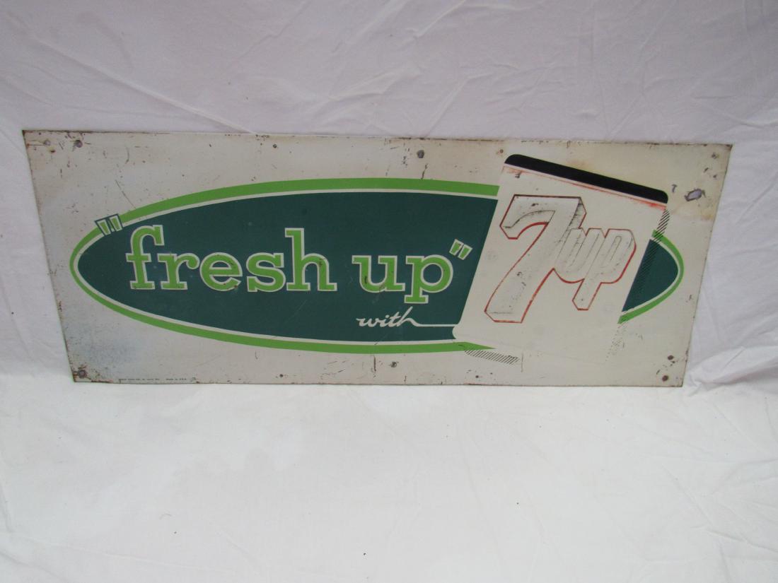 1960 "Fresh up with 7UP" Sign