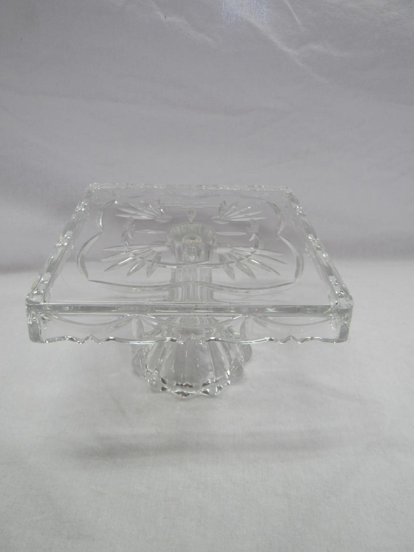 Shannon Crystal Square Cake Plate