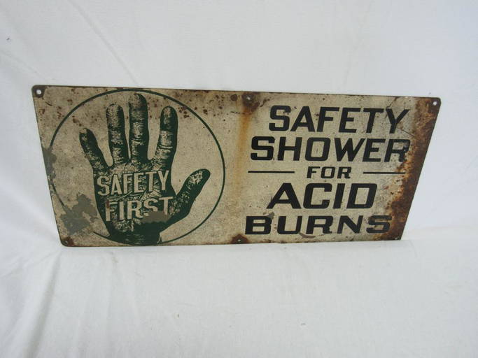 Vintage Safety Sign - Aug 17, 2019 | Ole Hound Auction House in GA