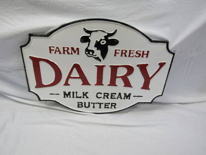 Vintage Badger Farm Sign