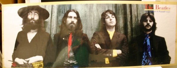 540: Very Rare Ethan A. Russell Beatles Poster