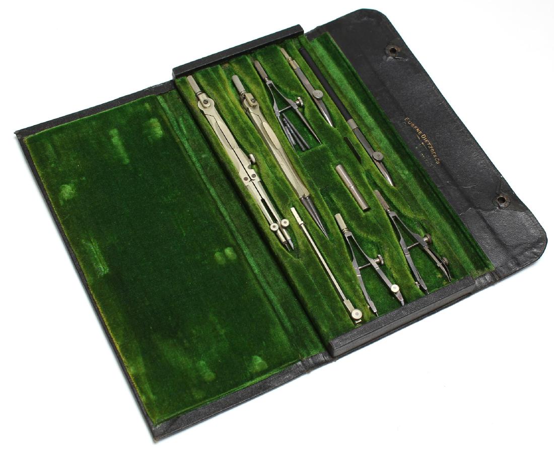 Vintage Eugene Dietzgen Co. Drafting Tools Kit