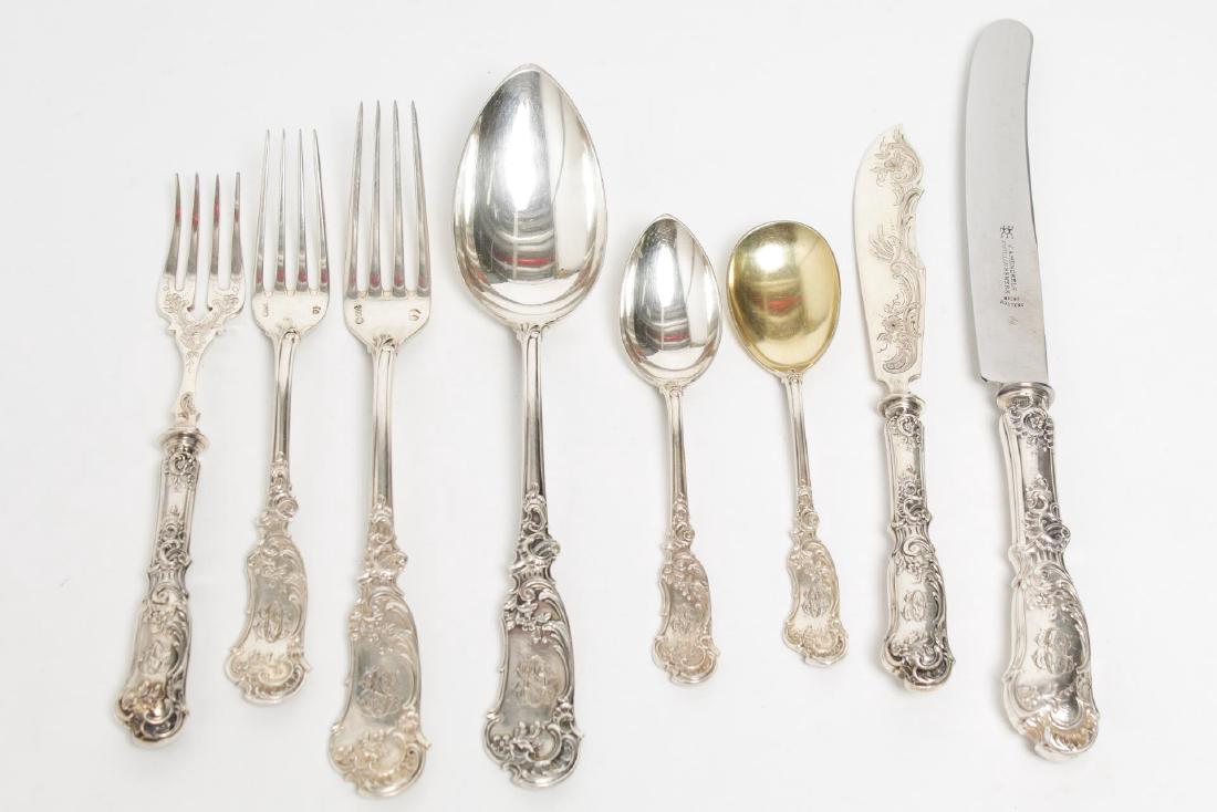 Bruckmann & Son German Silver Flatware Service