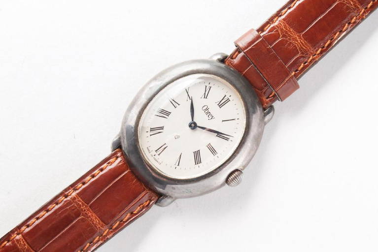 Obrey Silver Vintage Watch, Oval, Woman's - Feb 18, 2018 | Auctions at ...
