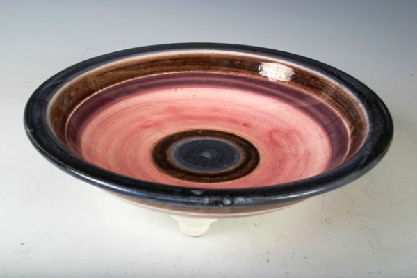 1081: Theodor Bogler Ceramic Footed Fruit Bowl 1925-192
