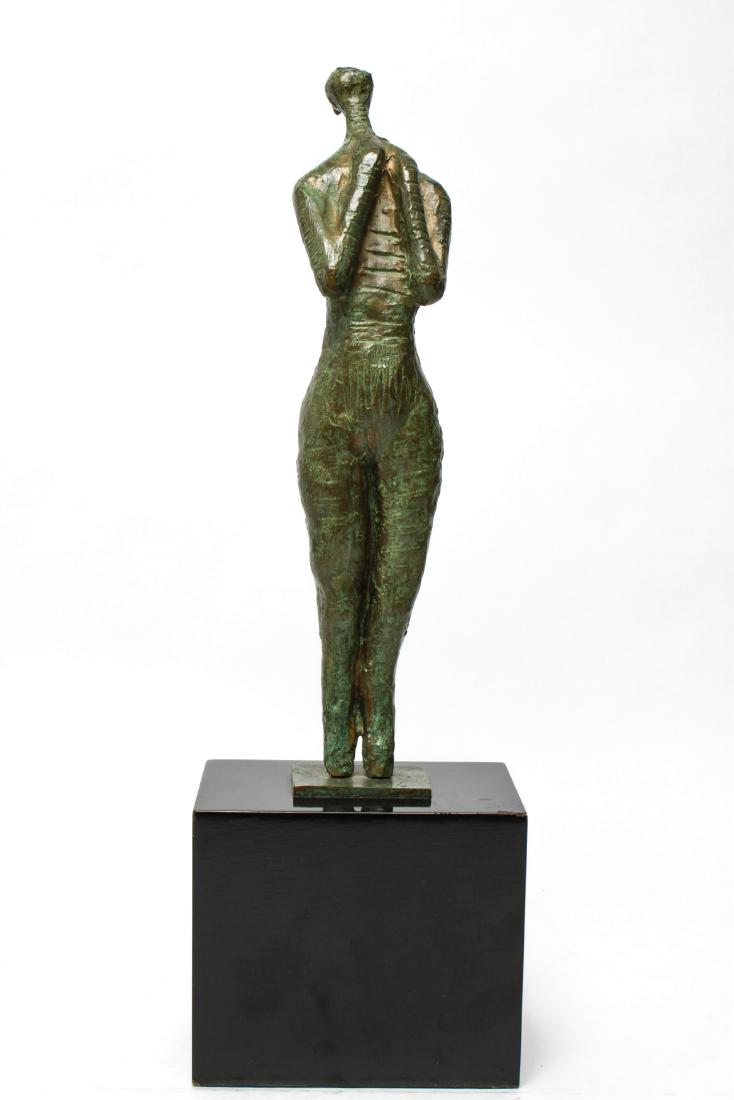 Signed Abstract Expressionist Bronze Sculpture