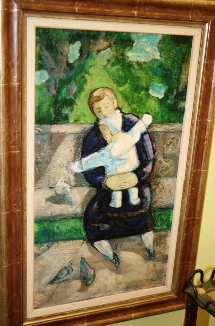 2115: New York Artist Zoltan Hecht Painting