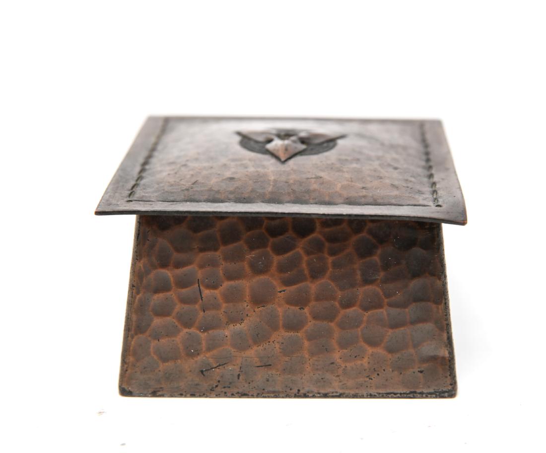 Roycroft Hammered Copper Square Inkwell - Sep 29, 2018 | California ...