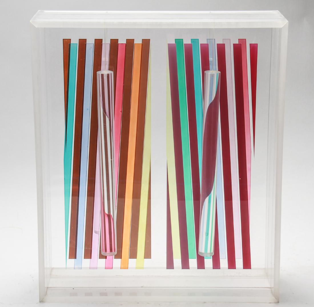 Leonard Janklow Kinetic Art Sculpture Mixed Media